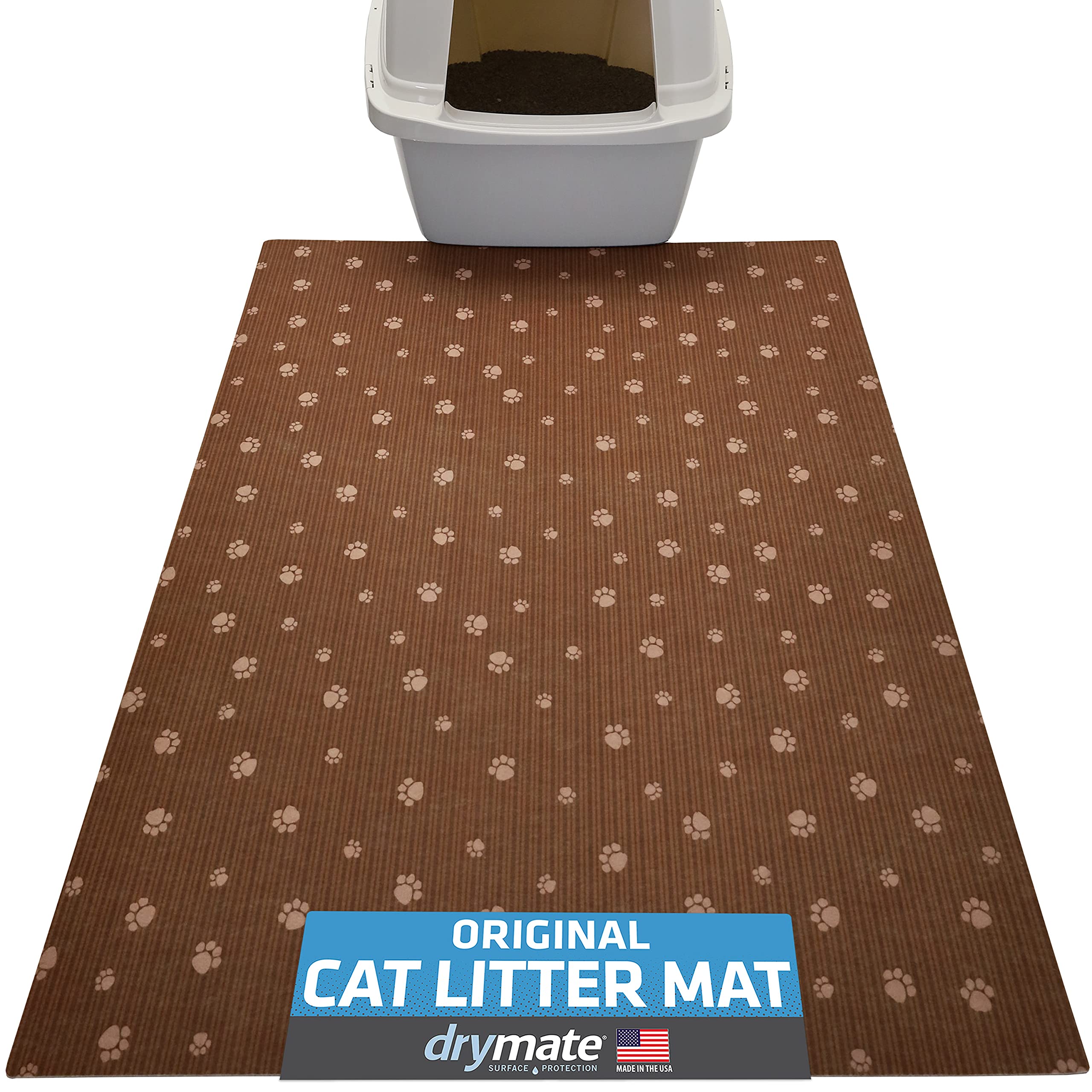 Drymate Original Cat Litter Mat, Contains Mess from Box, Protects ...