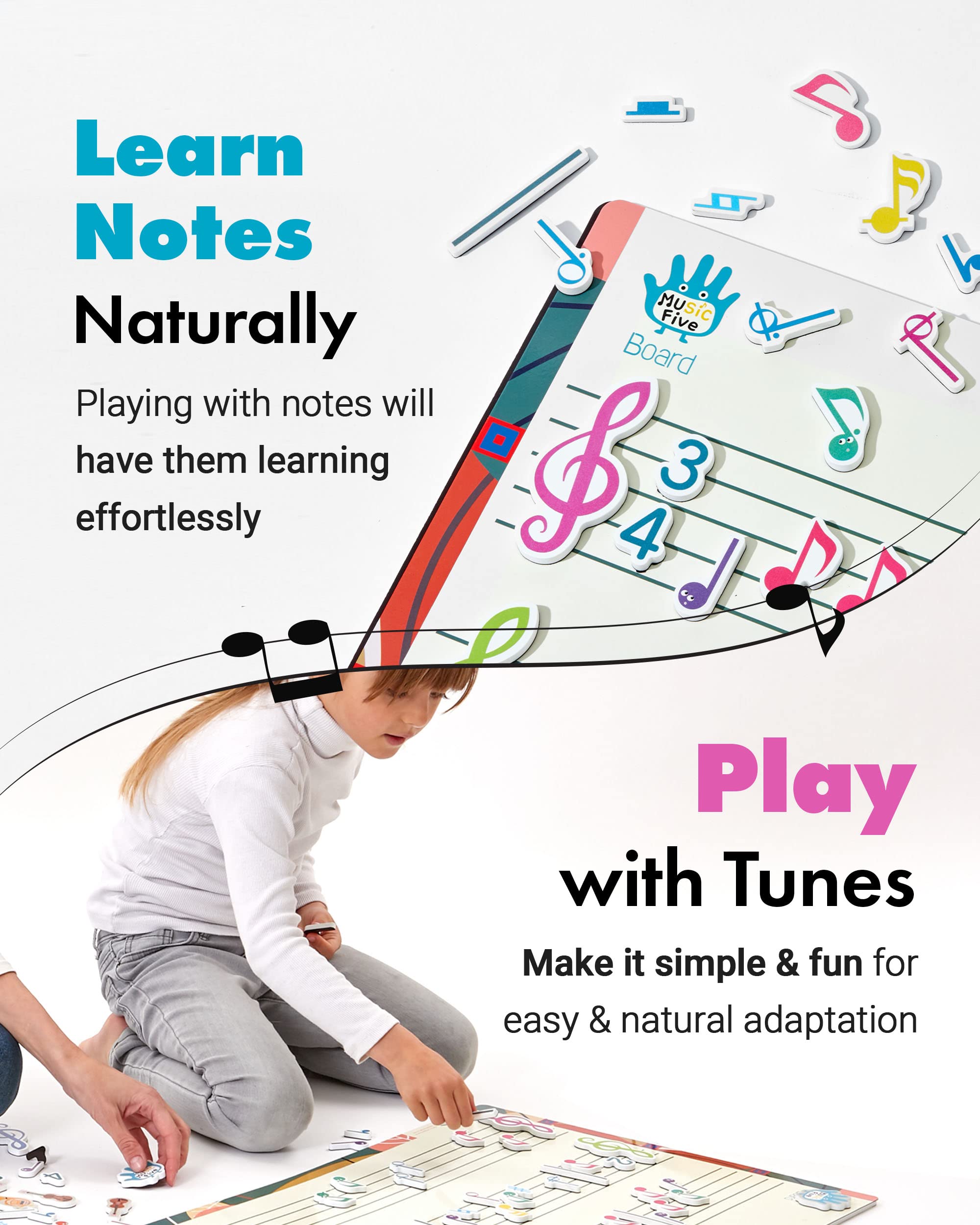 Mua Music Five Board Set - Learn to Read Music, Beginning Sheet Music ...