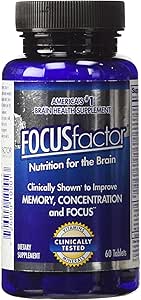 Amazon.com: Focus Factor for Adults, Tablets, 60 tablets : Health ...