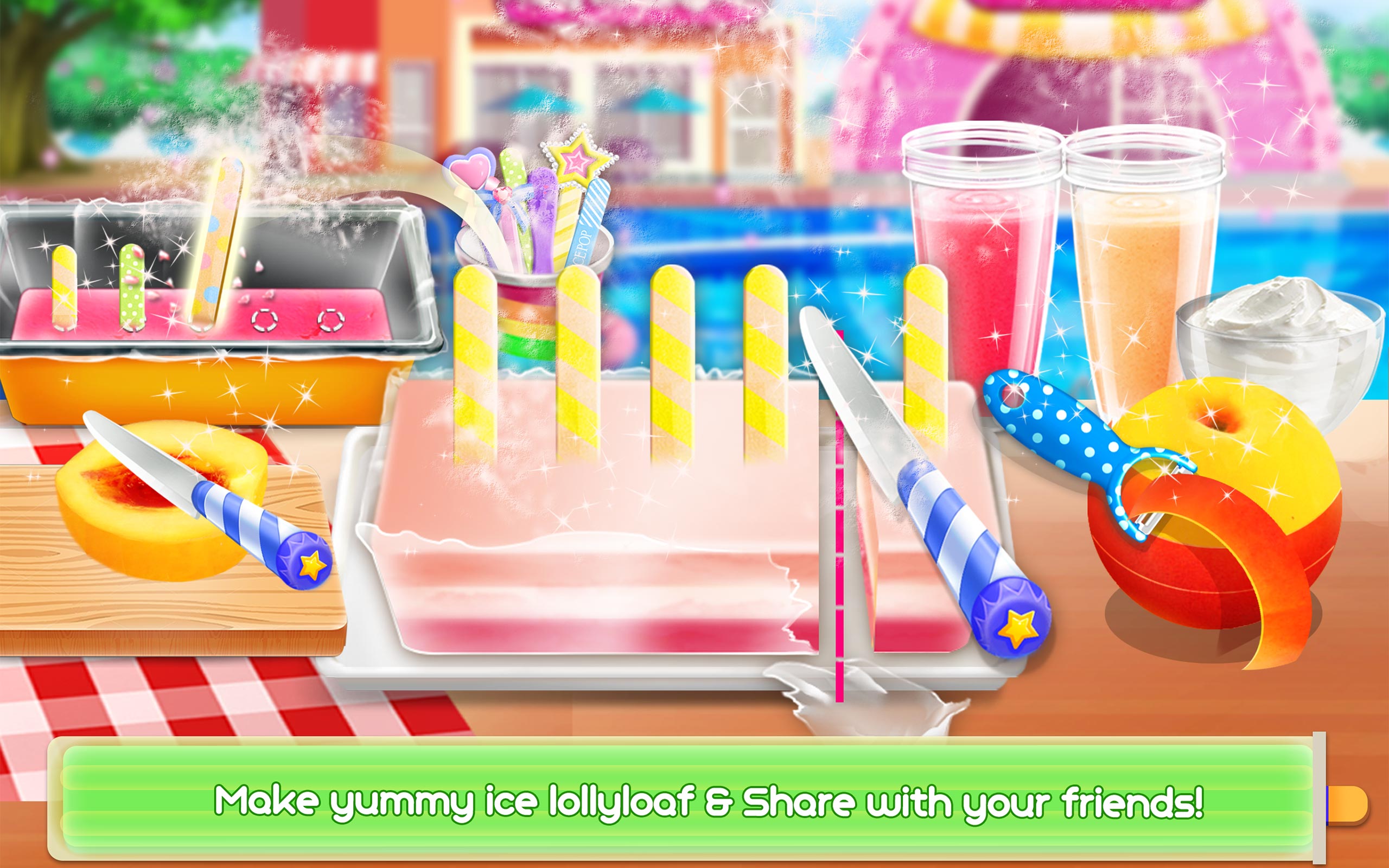 Amazon.com: Frozen Rainbow Ice Pops & Ice Cream Cooking Games: Appstore ...
