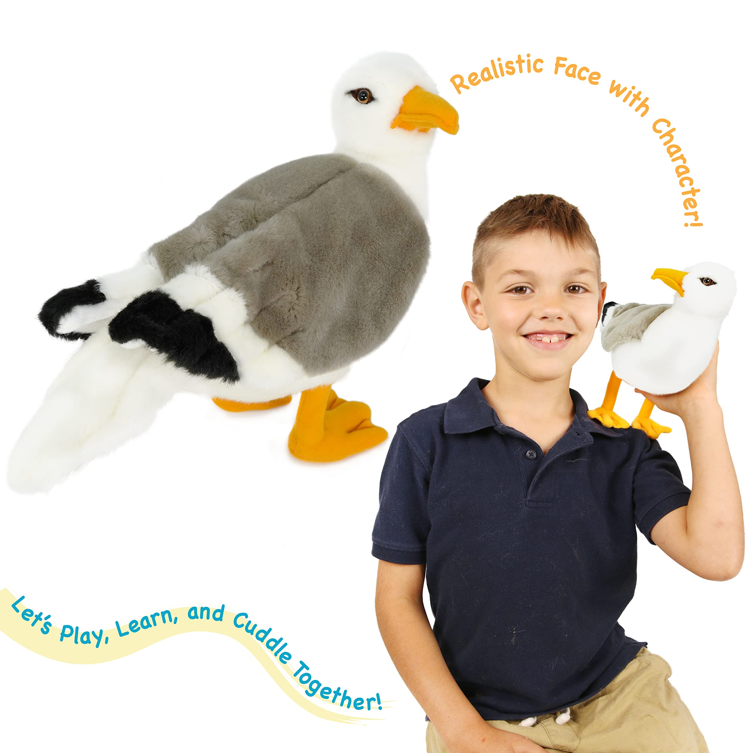 Mua Seamus The Seagull - 12 Inch Stuffed Animal Plush - by Tiger Tale ...