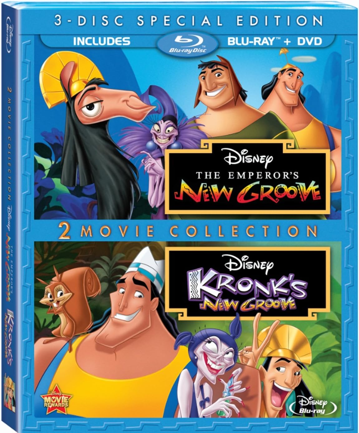 The Emperor's New Groove & Kronk's New Groove 2-Movie Collection [Blu ...