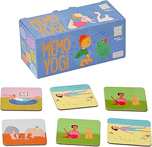 Amazon.com: YOGi FUN Matching / Memory Yoga Game for Kids (Girls and ...