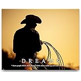 Amazon.com: Horse Motivational Poster Art Print 11x14 Cowboy Cowgirl ...