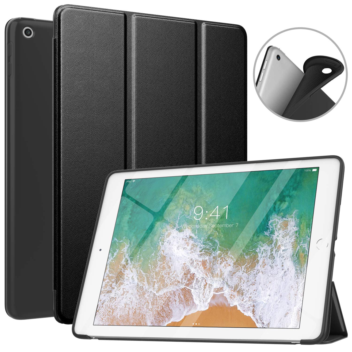 MoKo Case Fit iPad 9.7 5th/6th Generation, Slim Smart: Amazon.co.uk ...