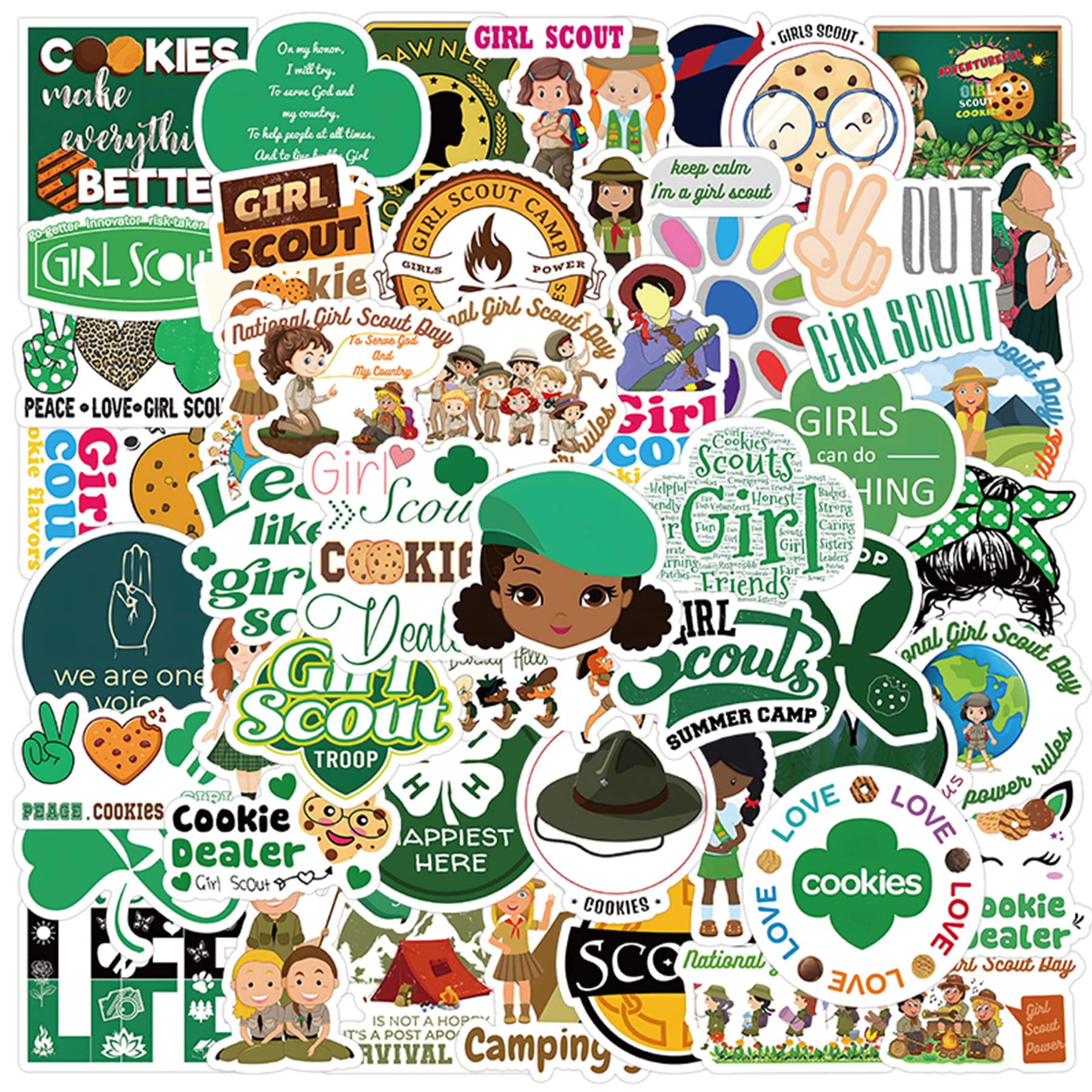 Mua YNparty 118Pcs Waterproof PVC Girl Scout Stickers Set for Water ...