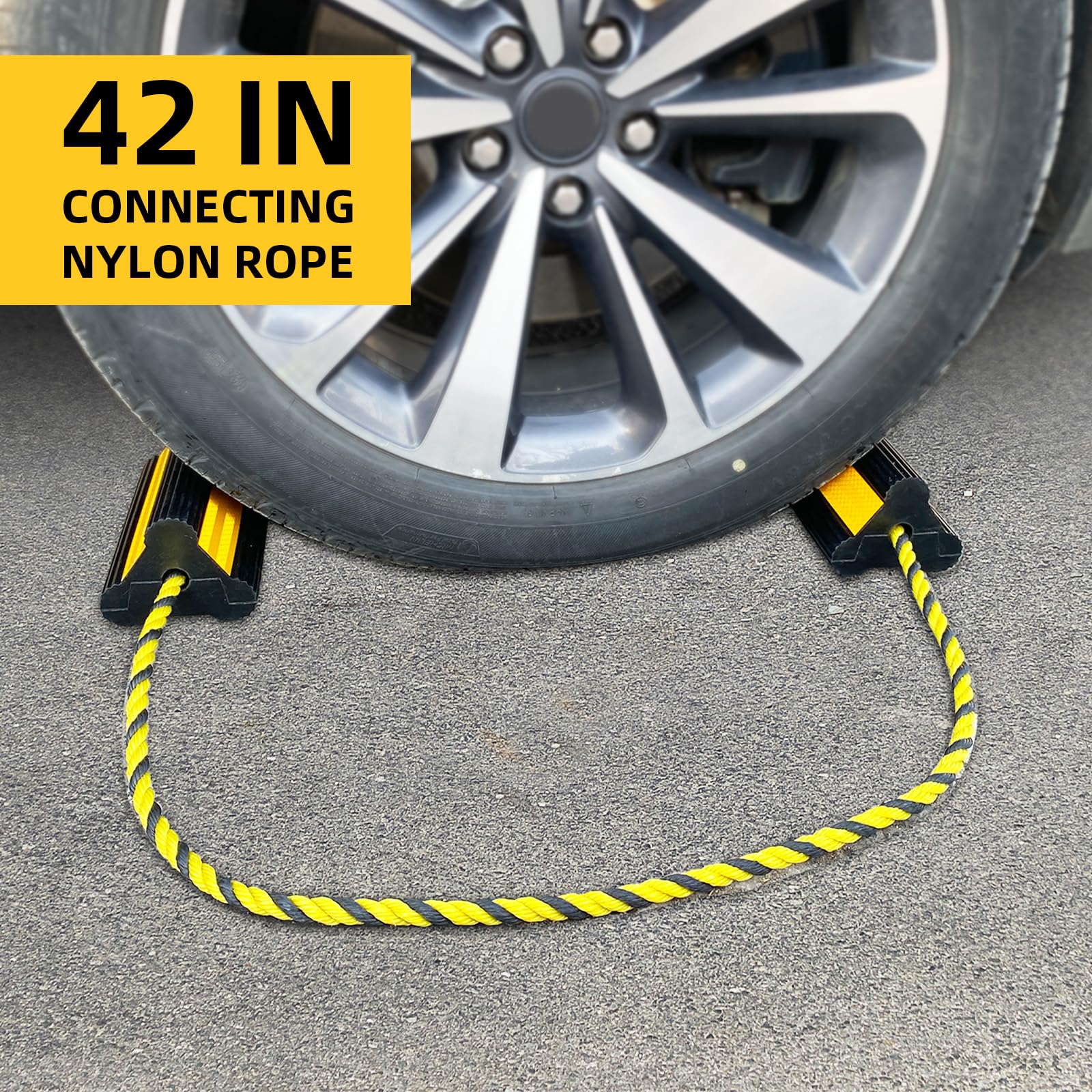 Mua HOXWELL Heavy Duty Rubber Dual Wheel Chocks, RV Non Slip Wheel ...