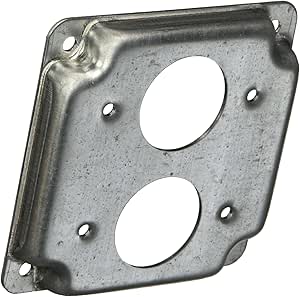Raco Hubbell Electrical PROD 807C Square Cover, 4", Product Specific ...