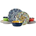 Amazon.com | Plates and Bowls Sets, Ceramic Dinnerware Set Dishware ...