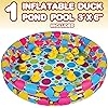 Gamie Duck Pond Matching Game for Kids includes 20 Plastic Ducks with ...
