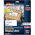 Avery WeatherProof Labels for Laser Printers, 2 x 4 Inch, White, Pack ...