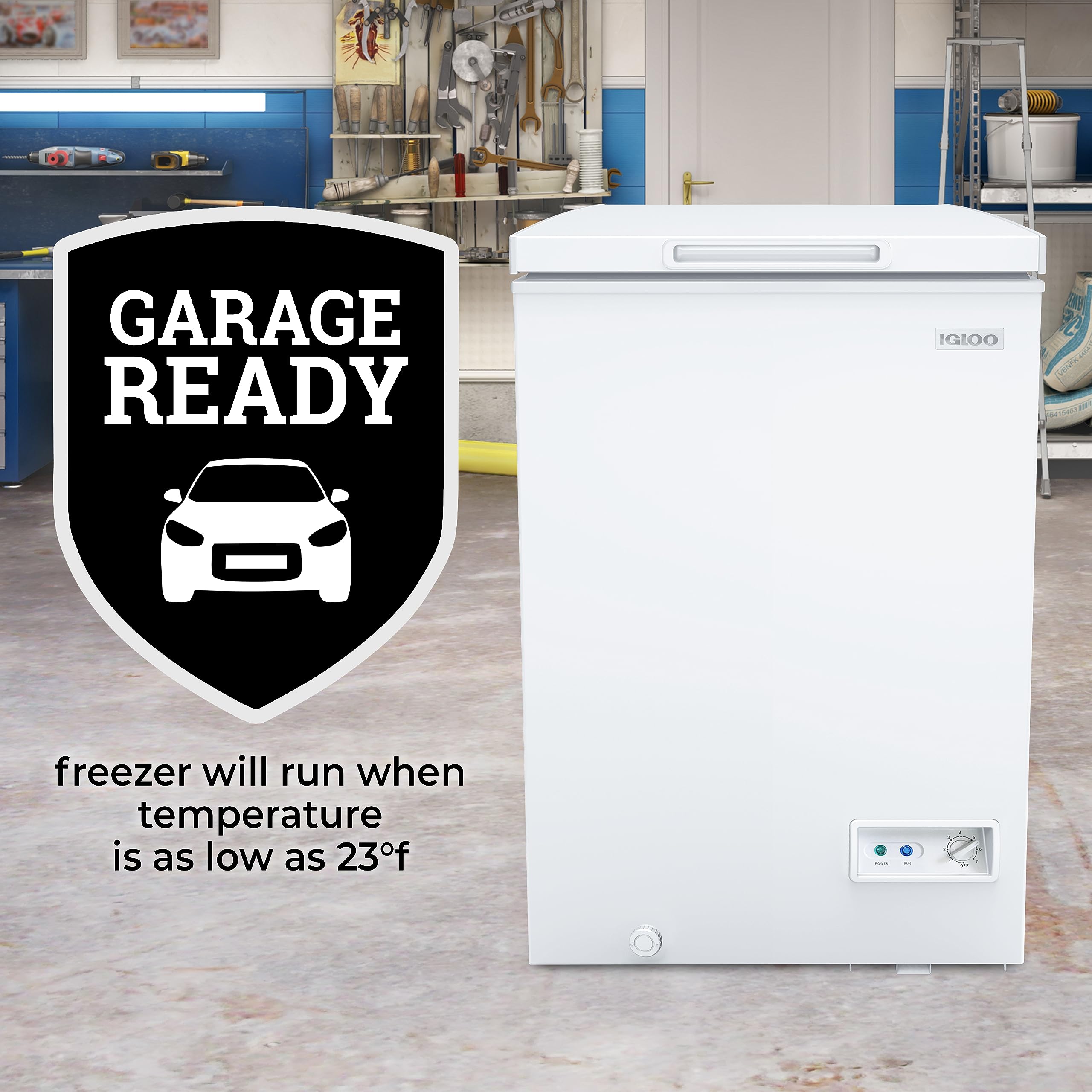 Mua Igloo ICFXX35WH6AD Removable Basket and Front Defrost Water Drain ...