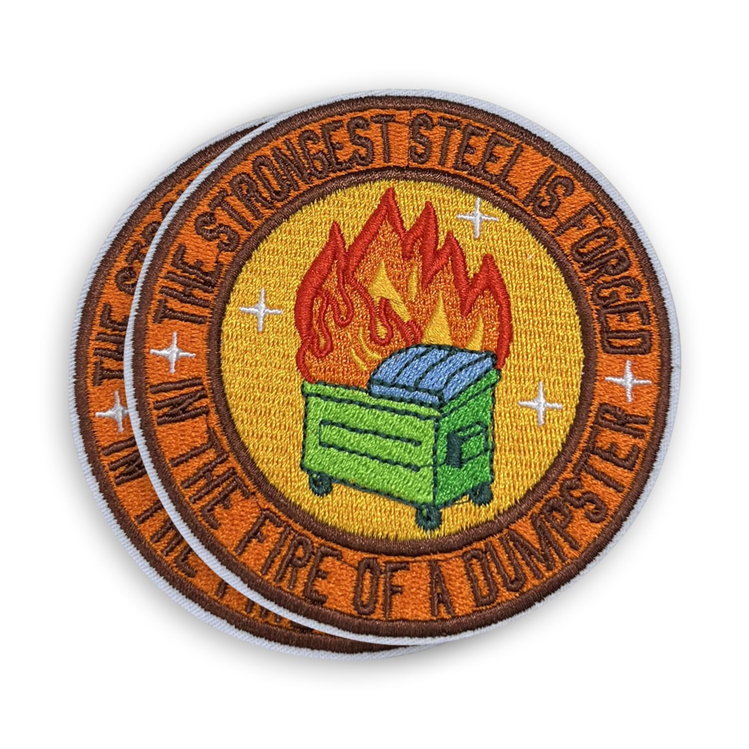 SODAVA (2 Pcs) The Strongest Steel Dumpster Fire Patch Dumpster Fire ...