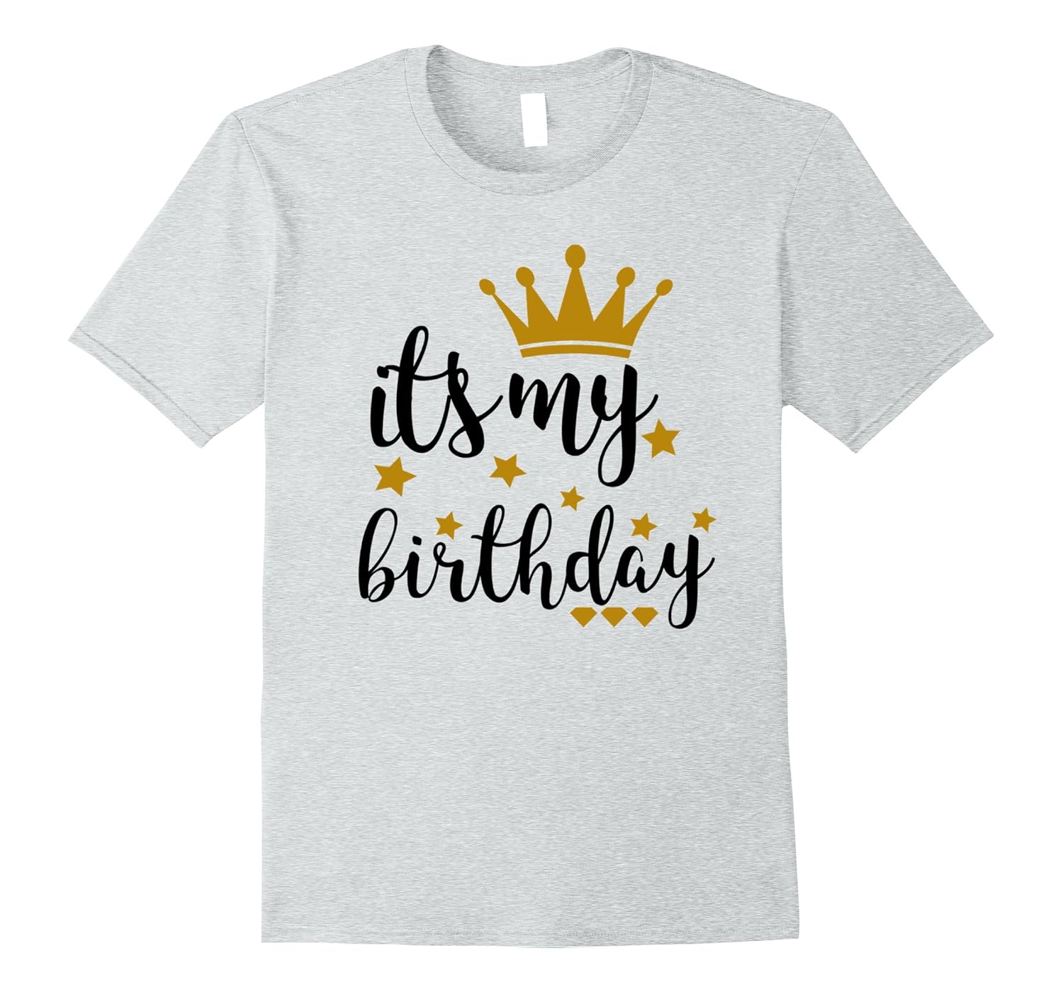 It s My Birthday Shirt For Women Teens Girls Black Gold ah My