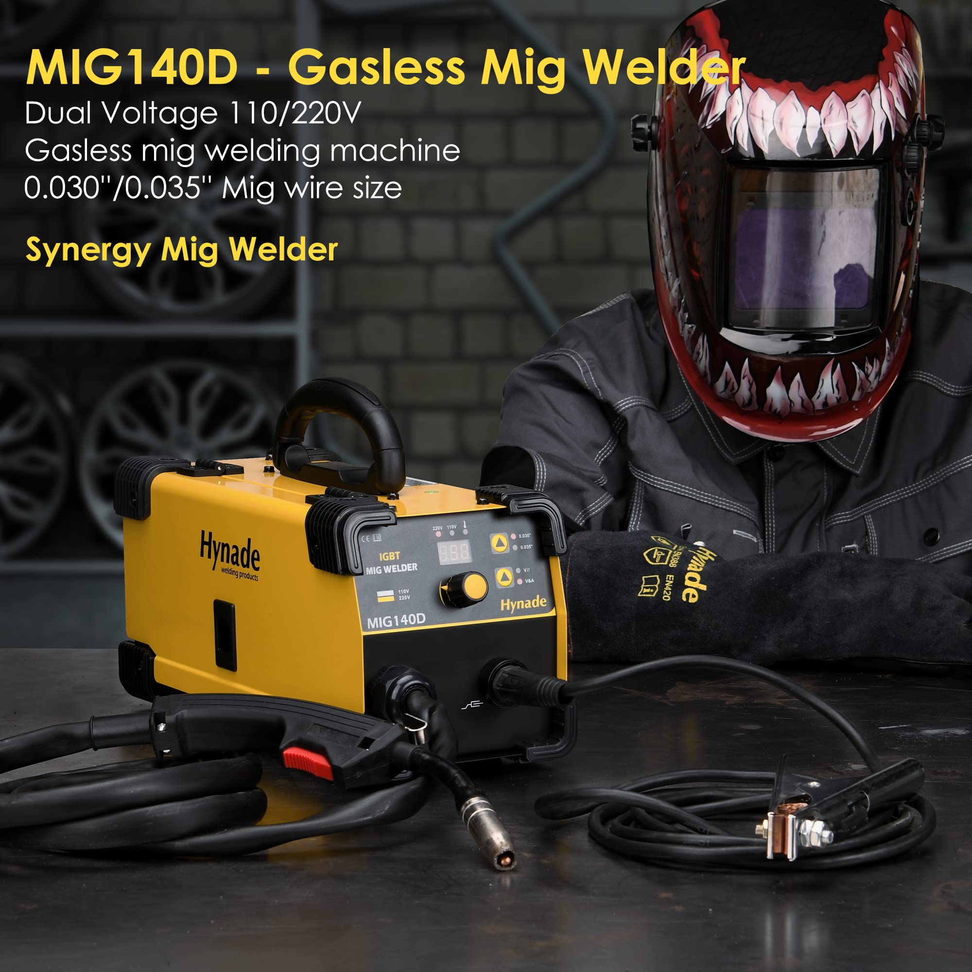 Mua Mig Welder, MIG140D Mig Welding Machine, Dual Voltage 110/220V ...
