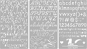 Amazon.com : Aleks Melnyk #34 Pyrography Steel Stencils, Wood Burning ...