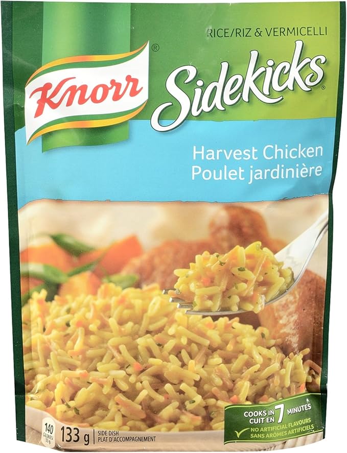 Knorr Harvest Chicken Rice Side Dishes 133 Grams, Pack of 8: Amazon.ca ...
