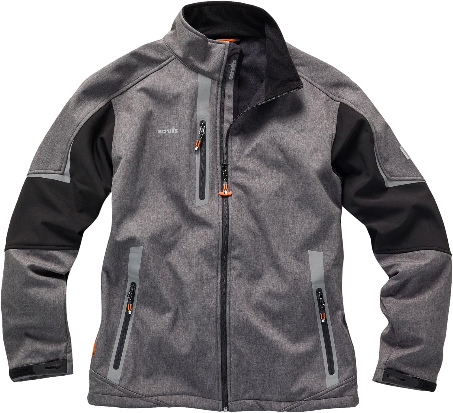 Scruffs Pro Softshell Herren Wasserdichte Arbeit Jacke Grau: Amazon.de ...