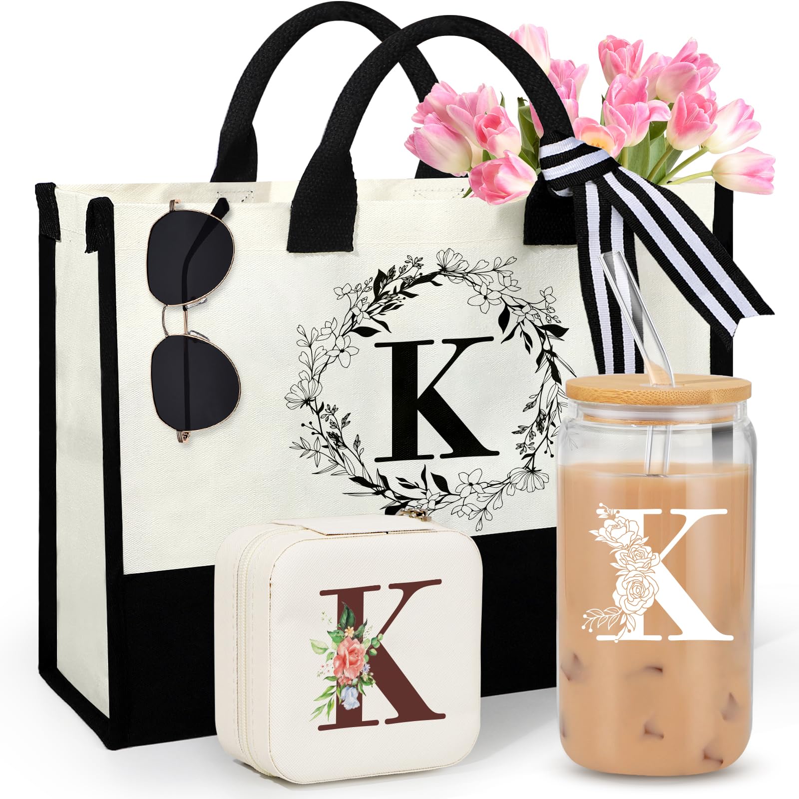 Initial K Birthday Gifts Women, Unique Personalized Monogrammed Gift ...