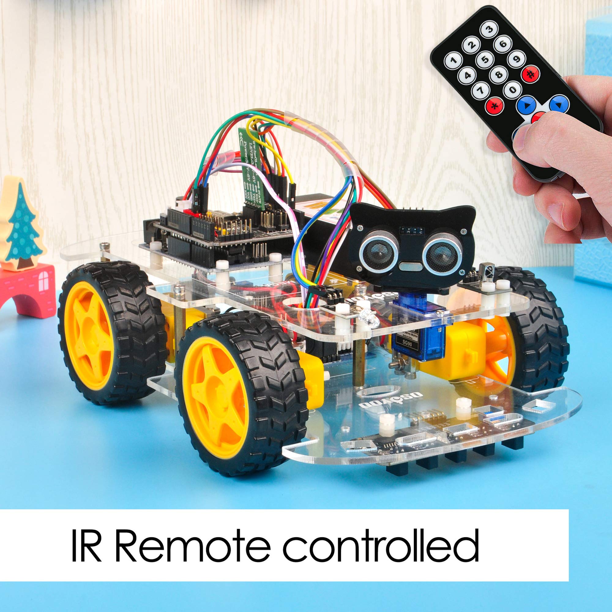 Mua OSOYOO V2.1 Smart IOT Robot Car Kit for Arduino - Early STEM Education for Beginner Teenage ...
