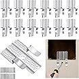 moonoom 12 Pack Drywall Repair Clips, 1/2 inch Drywall Fastener Clip ...