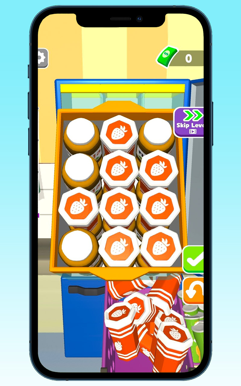 Fill the Fridge Organizing! Kitchen Cabinet Filling Sort 3D - Fridge ...