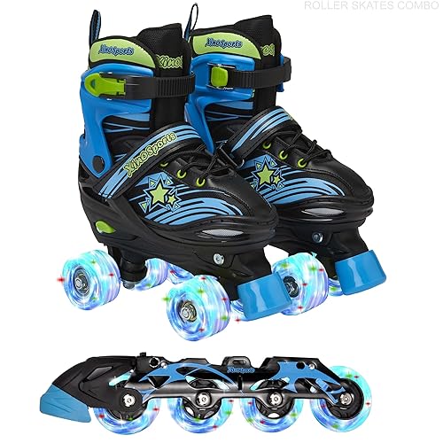 XINO SPORTS 2 in 1 Combo, Kids Roller Skates | Inline Skates ...