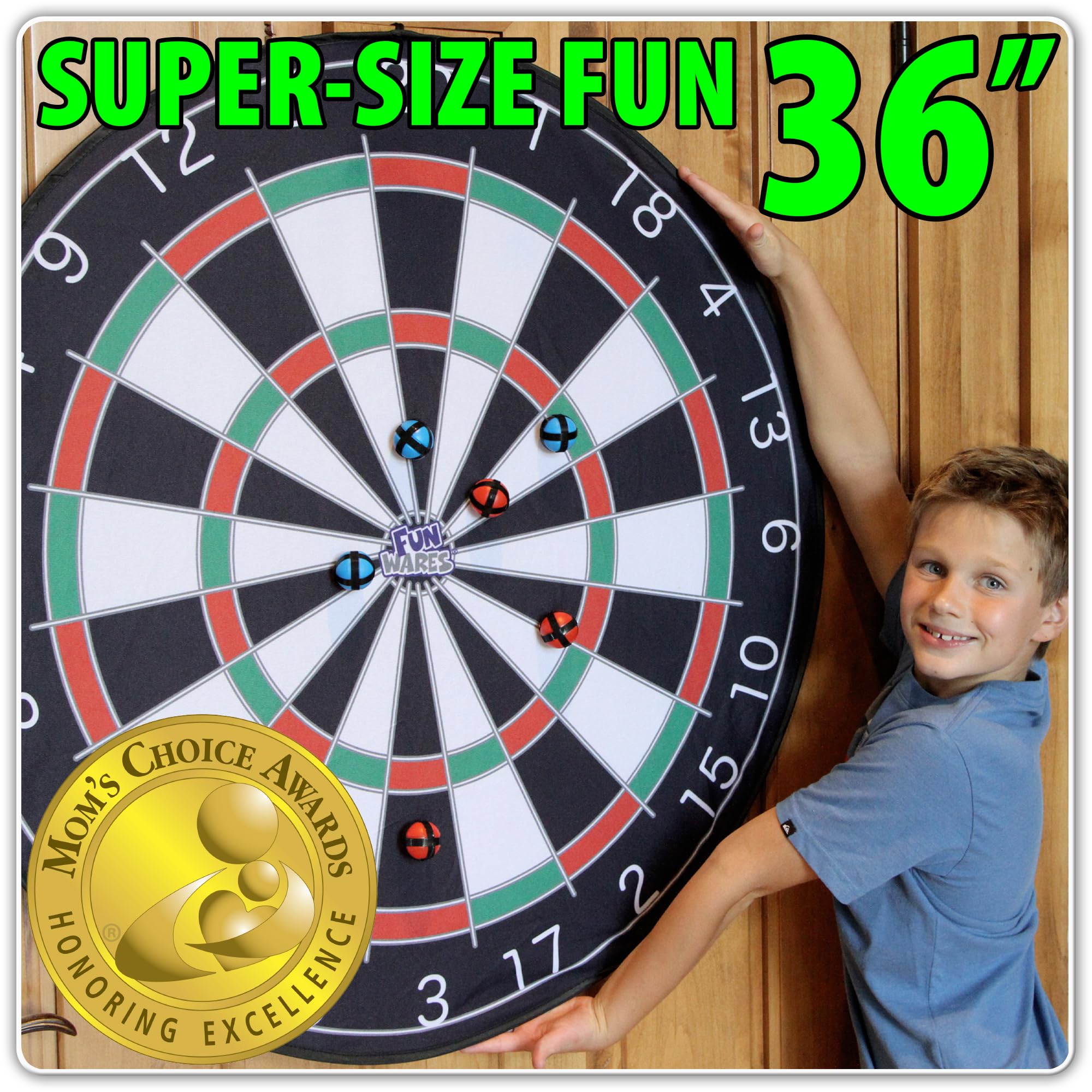 Mua Funwares 36" Giant Dart Board for Adults and Kids, 25% Larger Than ...
