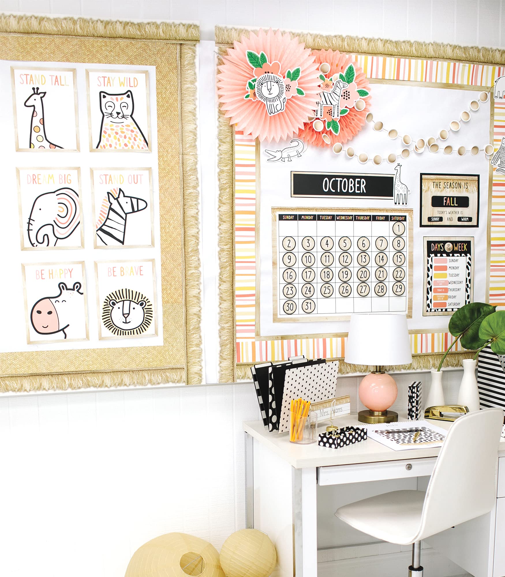 Mua Schoolgirl Style Simply Safari Motivational Posters, Safari Themed ...
