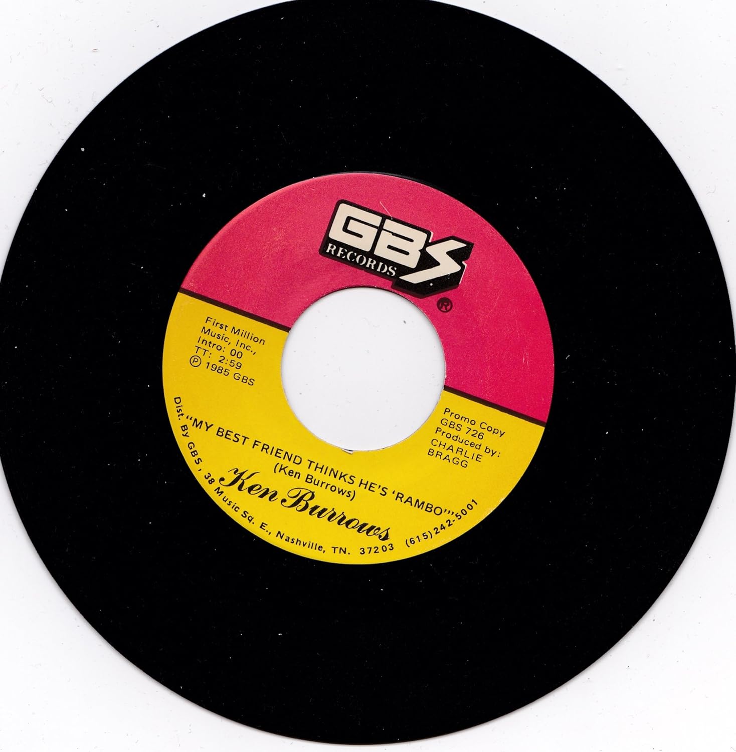 Ken Burrows - My Best Friend Thinks He's Rambo / My Best Friend Thinks ...