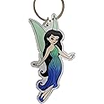 Amazon.com: Disney Fairies Tinkerbell Keychain- Lucite Shaped Key Chain ...