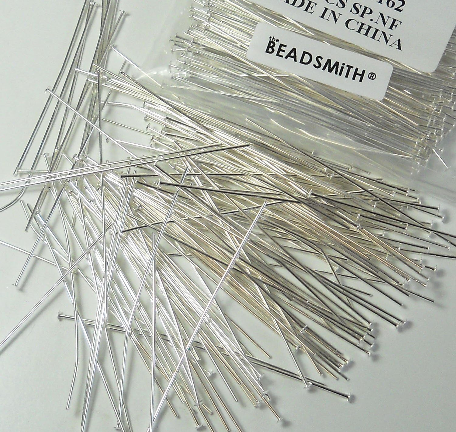 Amazon.com: 144 Head Pins .029dia X 2.25 Inch Silver Plating Over Brass ...