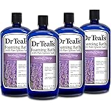 Amazon.com : Dr Teal's Foaming Bath with Pure Epsom Salt, Melatonin Sleep Soak with Essential ...