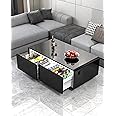 Amazon.com: LIVTAB Smart Coffee Table, 27.7" D x 51" W x 18.1" H ...