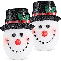 Amazon.com : Ornativity Snowman Porch Light Cover - Snowman Head ...