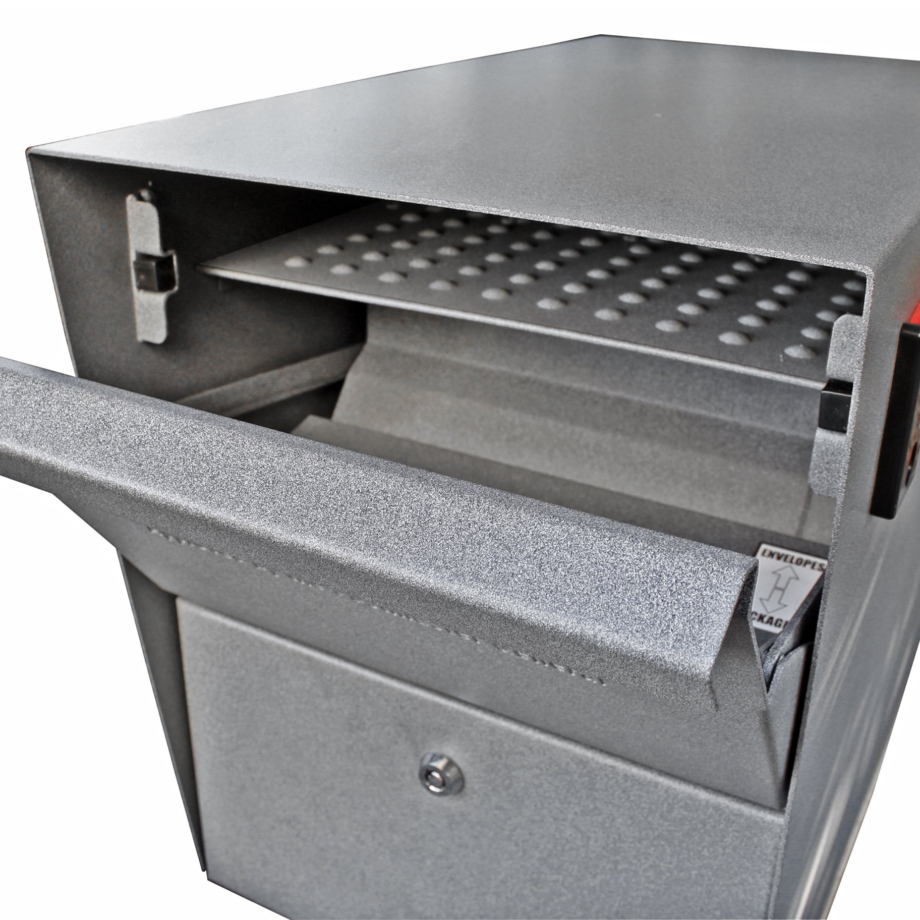 Mail Boss Package Master Security, Granite 7205 Locking Mailbox