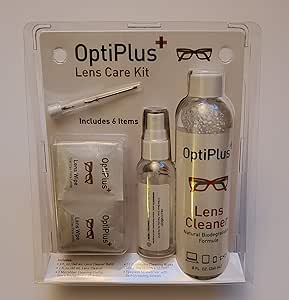 Amazon.com: OptiPlus Lens Care Kit Alcohol-Free, Microfiber Cloths ...