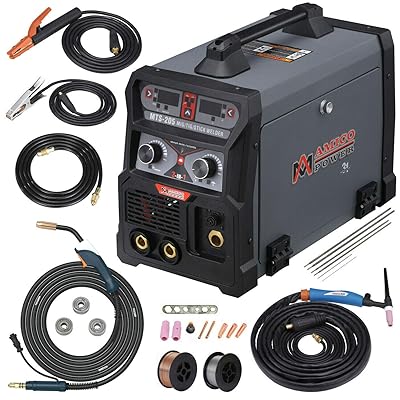 Buy MTS-205, MIGMAGFlux Cored Wire, TIG Torch, Stick Arc Welder 3-IN-1 ...