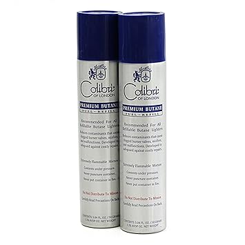 Amazon.com: Colibri Premium Butane Fuel Refill for Lighter 6 pack ...