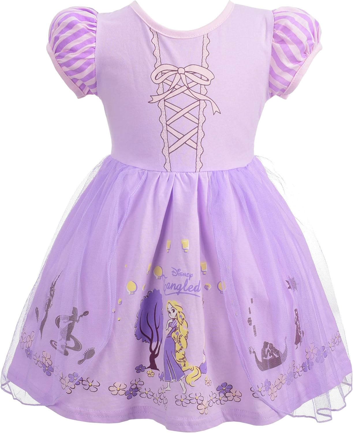 Lito Angels Princess Rapunzel Summer Tulle Dress for Kids Girls ...