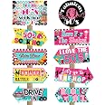Amazon.com: 20 Pcs 50s Party Sign Rock and Roll Music 50s Party ...