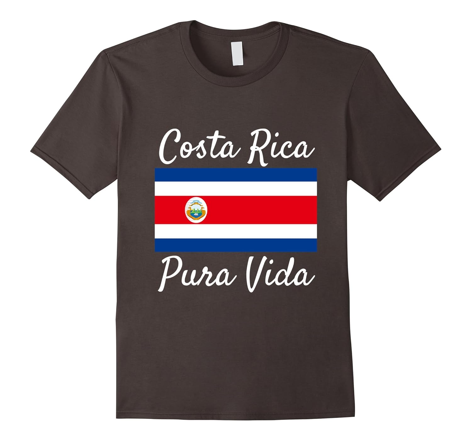 Costa Rica Pura Vida T-Shirt! Beautiful National Flag Tee!-Art – Artvinatee