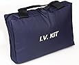 Amazon.com: Dixie Ems Navy Padded IV I.V Bag 12.5" x L 8" x W 3 ...