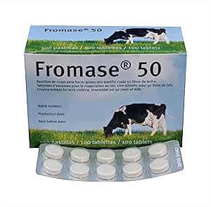 Cuajo Fromase® 100 tabletas/100 pastillas/100 tablettes (paquete grande ...