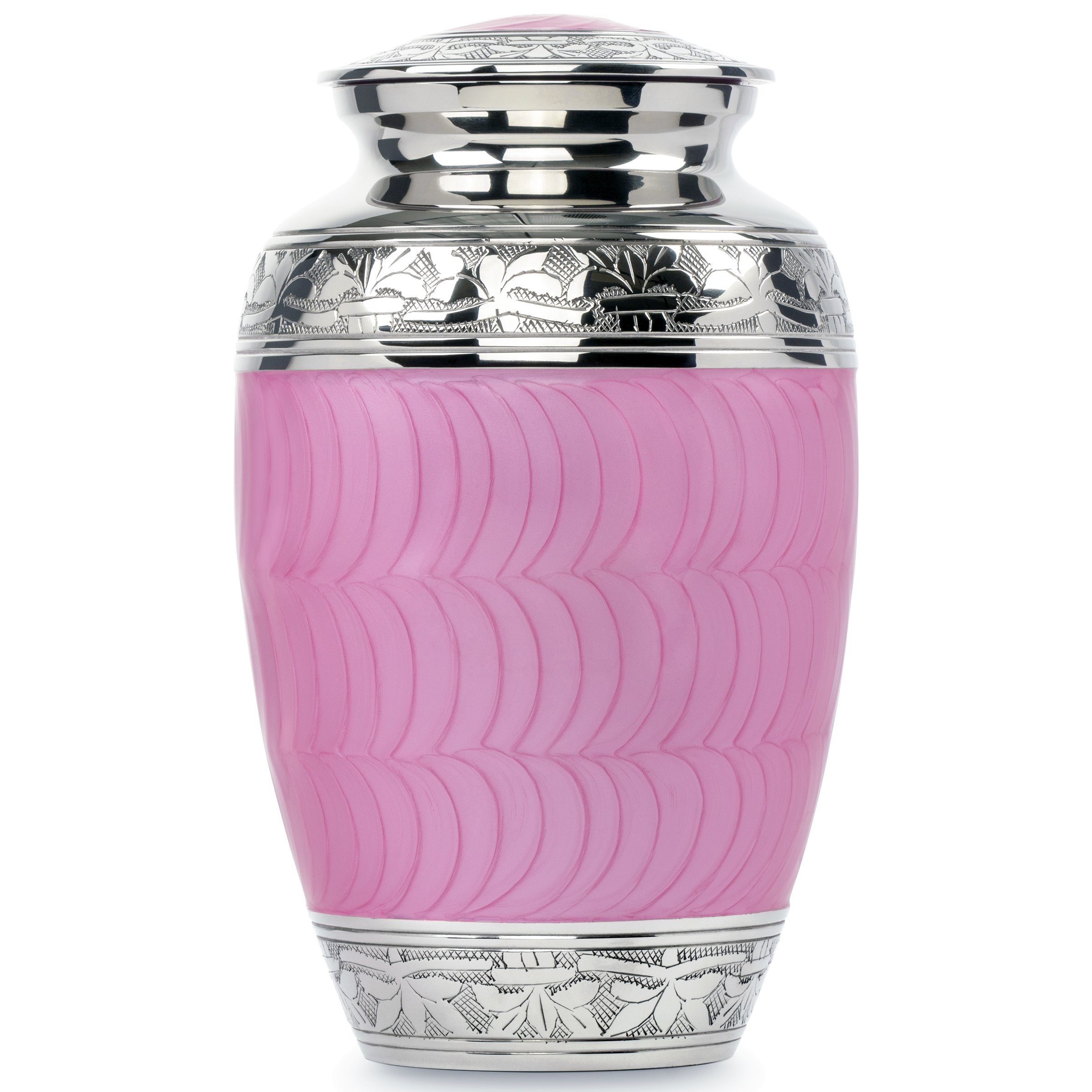 Hugs and Kisses Light Pink Adult Urn For Human Ashes - This Large ...