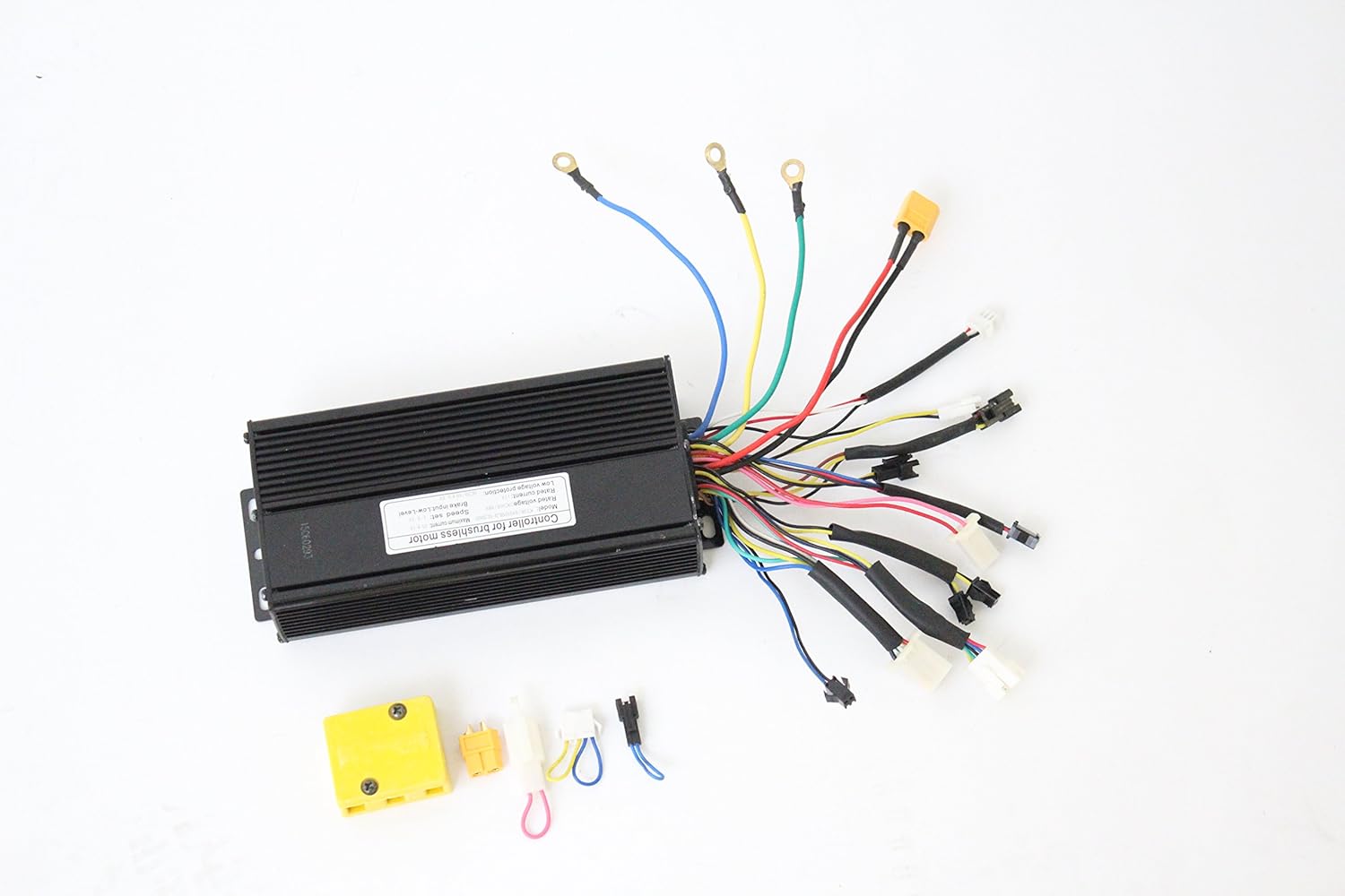 Black 48V 1000W 26A Brushless DC Sine Wave Controller 36V 750W ebike ...