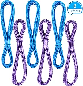 Amazon.com: 6 Pieces Chinese Jump Rope 157 Inches Stretch Skip Rope ...