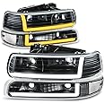 Amazon.com: Auto Dynasty 4Pcs Switchback Sequential Startup L-LED DRL ...