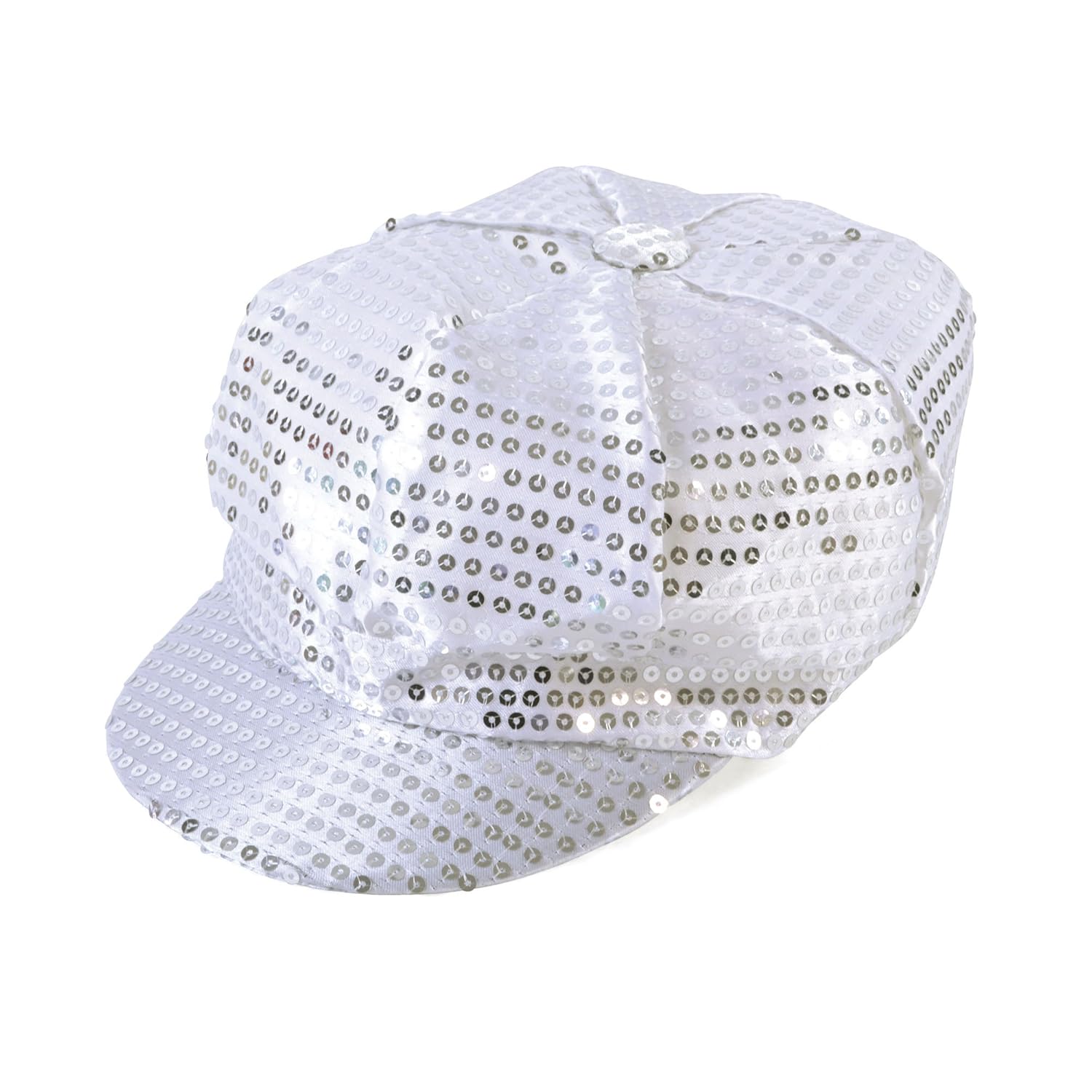 Sequin Cap 80's Style Hat Accessory for Disco Fancy Dress Hat Sequin ...