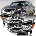 Amazon.com: TUSDAR Headlight Assembly Replacement for 2016 2017 2018 ...